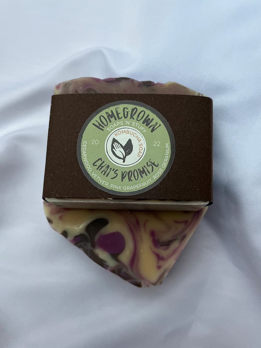 Chai's Promise, Natural, handmade small batch Kombucha Soap – Homegrown ...